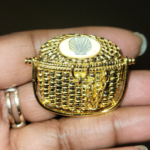 Jewelry | Vintage Paquette Nantucket Basket Brooch Pin Jewelry | Poshmark